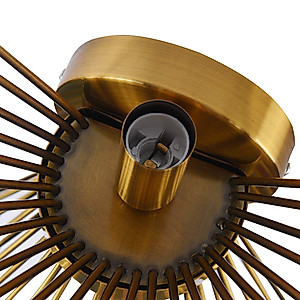 EDISLIVE 2-Bulb Vanity Light Mid-Century Modern Starburst Wall Sconce Lamp Sunburst Sconce Wall Light for Powder Room Bedroom Bathroom