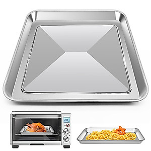 GWY 12" × 12" Baking Pan for Breville Smart Oven BOV800XL, Smart Oven Plus BOV810BSS, Smart Oven Pro BOV845BSS, Smart Oven Air BOV900BSS, Compatible with Ninja SP100 SP101 SP1001C SP201 Air Fry Oven
