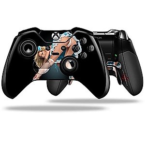 Alice Pinup Girl - WraptorSkinz Decal Style Vinyl Skin Wrap compatible with XBOX One ELITE Wireless Controller (CONTROLLER NOT INCLUDED)
