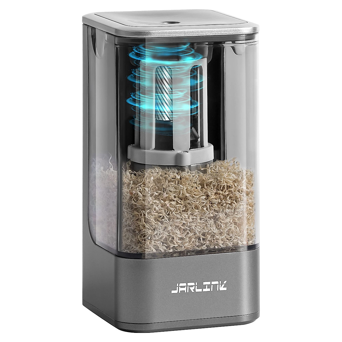 JARLINK Electric Pencil Sharpener, Auto Stop AC Adapter Operated Sharpener for No.2/Colored Pencils(6-8mm), Portable for School Classroom/Office/Home