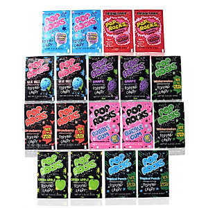 BLUE RIBBON, Pop Rocks Pack - 9-Flavor Variety-18 Piece