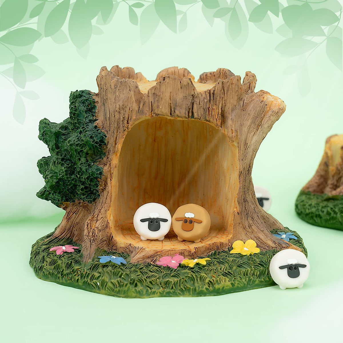 GeekShare Cute Lamb Thumb Grip Caps, Soft Silicone Joystick Cover Compatible with Switch/OLED/Switch Lite,4PCS