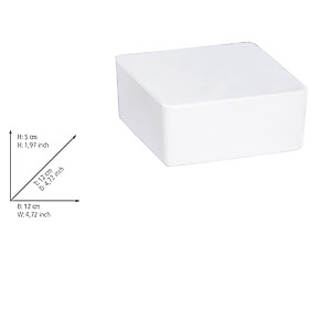 WENKO Cube Refill for Dehumidifier, Humidity and Moisture Absorber for Bathroom, Bedroom, Garage, Closet, 2800 Cubic Feet of Reach, 2.2lbs, 4.72 x 1.97 x 4.72 inch, Large, White