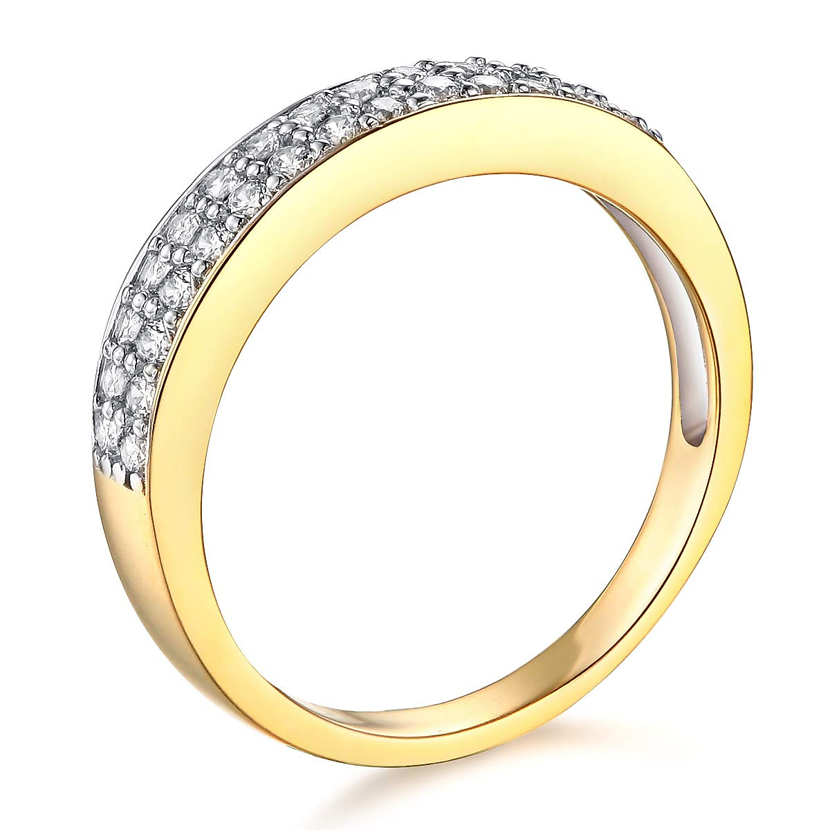 14k Yellow Gold SOLID Wedding Band - Size 5
