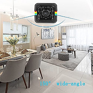 Mini Hidden WiFi Wireless Camera,Tony Spy 1080P Camera Home Security Camera,Night Vision Indoor/Outdoor Small Camera Record Dog Pet Camera for Mobile Phone Applications in Real Time