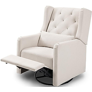 DaVinci Everly Recliner and Swivel Glider in Performance Cream Eco-Weave, GREENGUARD Gold Certified