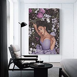 BIVEE Ariana Singer Grande Poster 08x12inch(20x30cm) Decorative Painting Canvas Wall Art Living Room Posters And Prints Unframed Wall Art Gifts Decor