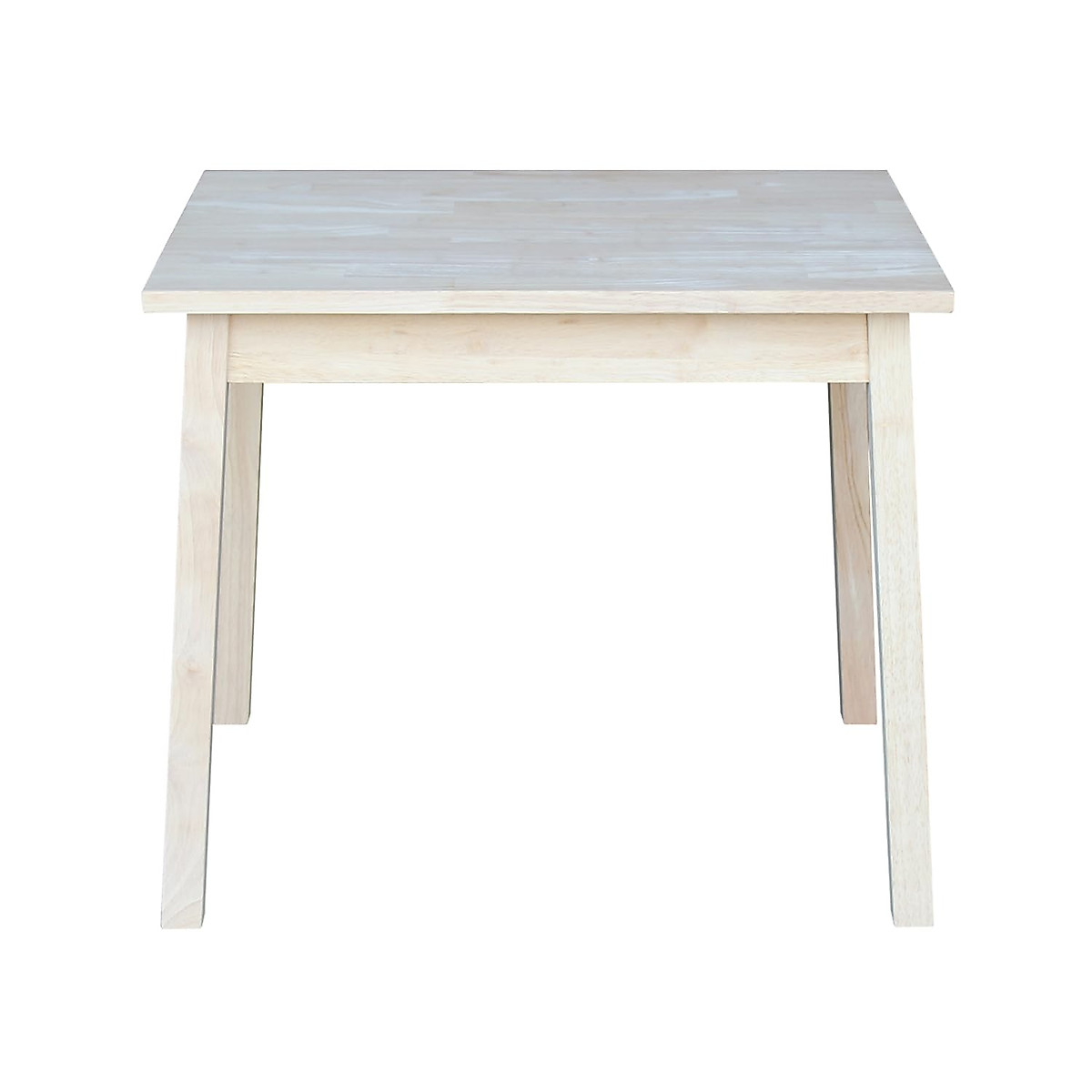 IC International Concepts Child's Table, Solid Wood Craftsmanship, Perfect for Arts, Crafts, Homework & Play, Easy to Assemble, Customize with Paint or Stain - Unfinished