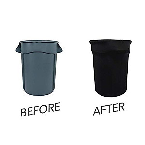 Spandex & Table LINENS Spandex Stretch Trash CAN Cover 44 Gallon Round
