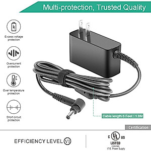 HKY 24V AC DC Adapter Compatible with PetSafe PIF00-12917 300-1070 PIF00-13210 12917 RFA-464 Stay+Play Extra Wireless Dog Fence System NF24V-1.5C-DC 650-627 PIF0012917 PIF0013210 Power Supply Cord