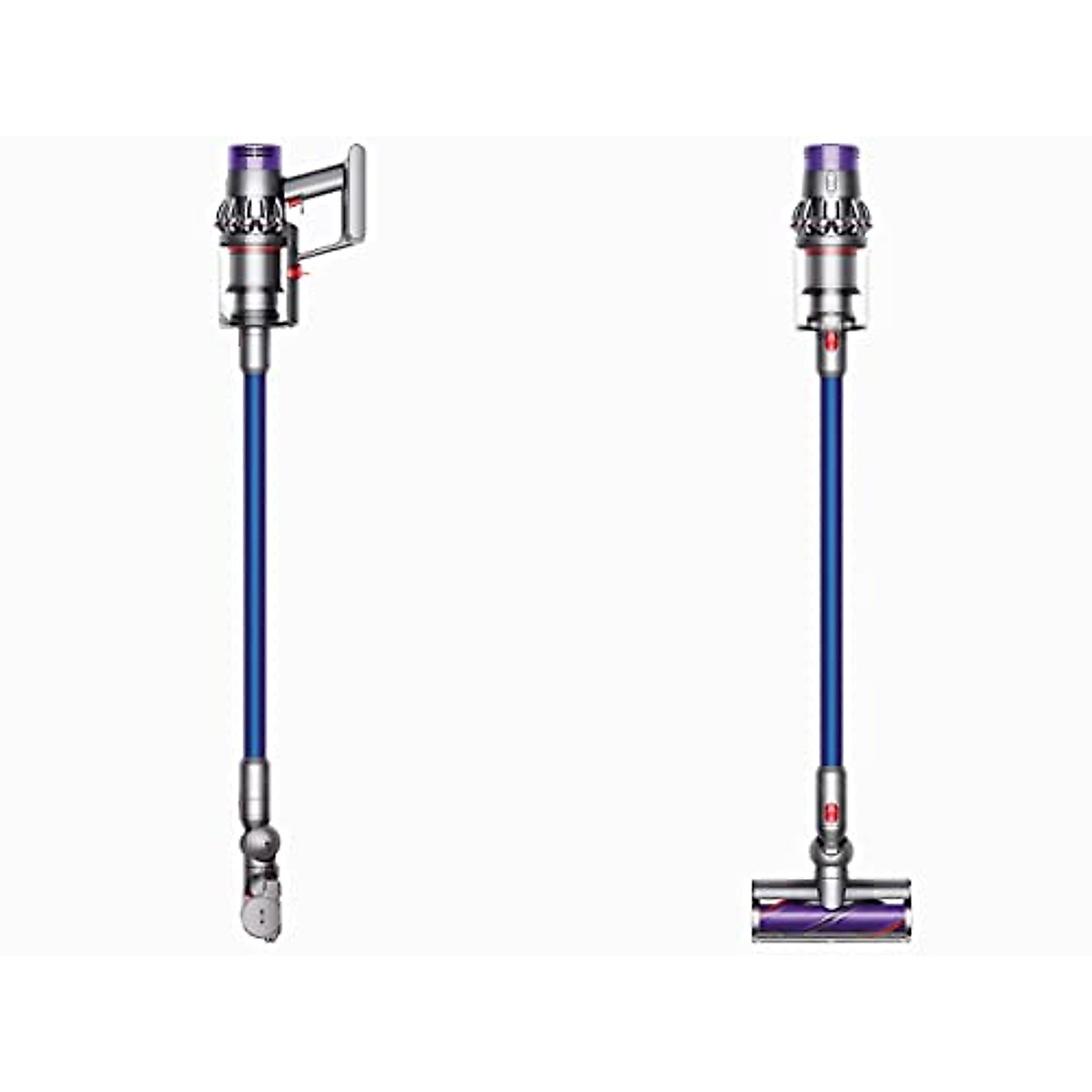 Dyson V10 Allergy Cordless Stick Vacuum Cleaner: 14 Cyclones, Fade-Free Power, Whole Machine Filtration, Hygienic Bin Emptying, Wall Mounted, Up to 60 Min Runtime, Blue
