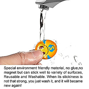 MORCART 84pcs Resuable Emoji Funny Icons Stickers Decorative Drink Marker, Party Gift, Personalized Your Life, Removable & Washable