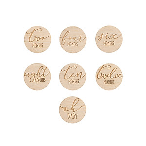 Pearhead Acrylic Monthly Milestone Photo Cards, Gender-Neutral Baby’s First Year Photo Prop Discs, Pregnancy Journey Milestone Markers, Sage Green