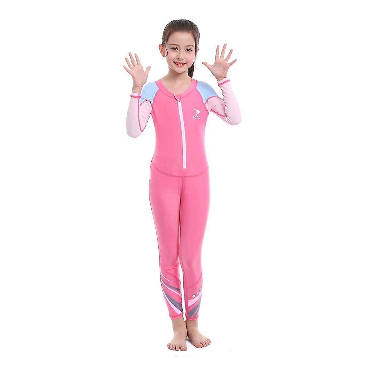 ZCCO Kids Swimsuit, Boys and Girls Full Sunsuit, UPF50+ Rash Guard Wetsuit, Swimwear