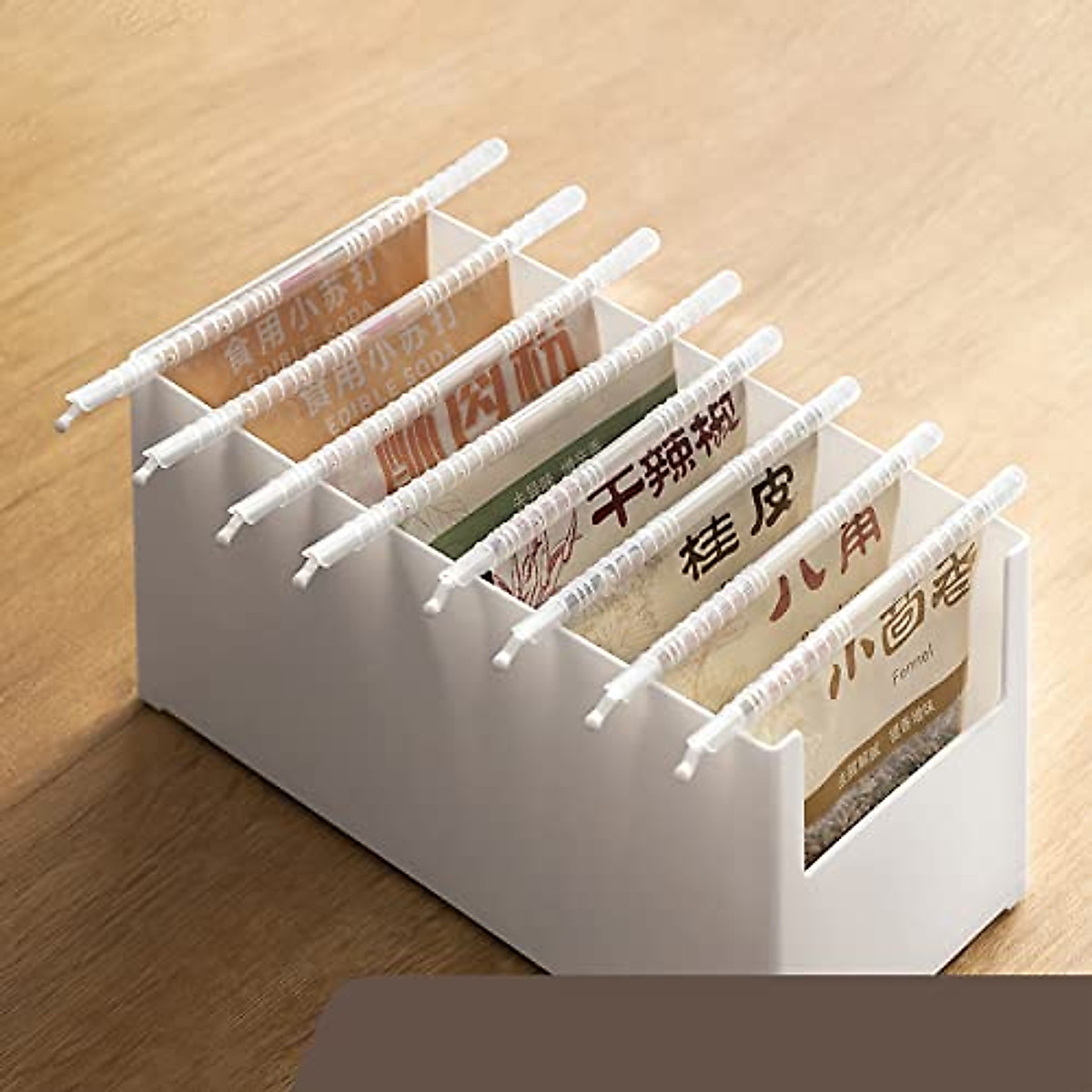 Pack of 12 Plastic Chip Clip Stick, Reusable Bag Sealer Stick for Kids Snacks Seasoning Cooking Backing, Stay Fresh Bag Sealer Sticks Kit, 4 Size in One Set