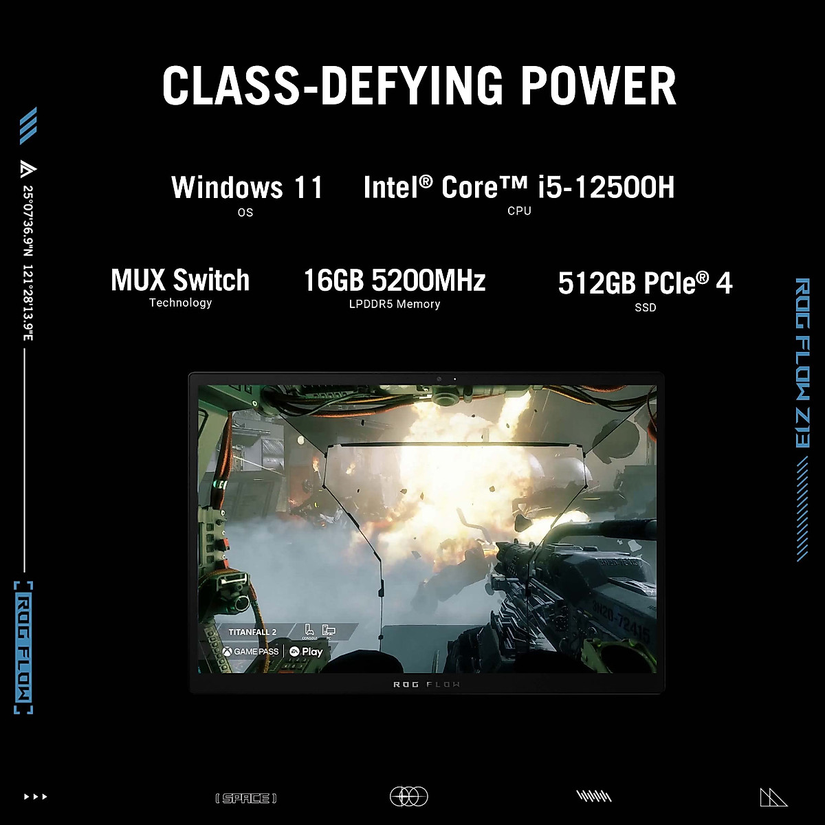 ASUS ROG Flow Z13 (2022) Gaming Laptop Tablet, 13.4” 120Hz FHD+ Display, NVIDIA GeForce RTX 3050, Intel Core i7-12700H, 16GB LPDDR5, 512GB PCIe SSD, Free Bundle Detachable RGB Keyboard, GZ301ZC-PS73