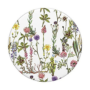 Floral Botanical Wildflower Garden - Cottagecore PopSockets Swappable PopGrip