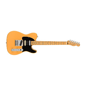 Fender Player Plus Nashville Telecaster Electric Guitar, with 2-Year Warranty, Butterscotch Blonde, Maple Fingerboard