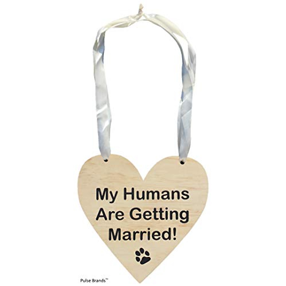 Pulse Brands Engagement Photo Prop Sign - My Humans are Getting Married - Engagement Gifts - Bride to Be - Engaged - Engagement Gifts for Couples