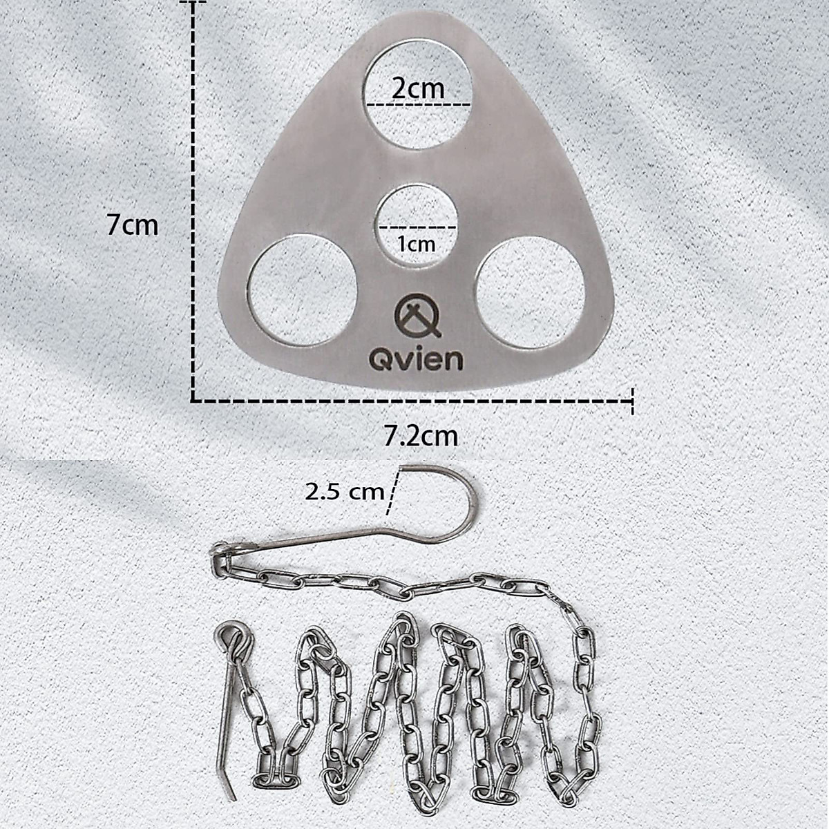 Camping Tripod - Premium Tripod Cooking Grill for Camping - Stainless Steel Camping Cooking Equipment with Chain, Hook & Plate - Adjustable Campfire Tripod with PU Storage Bag, Super Lightweight