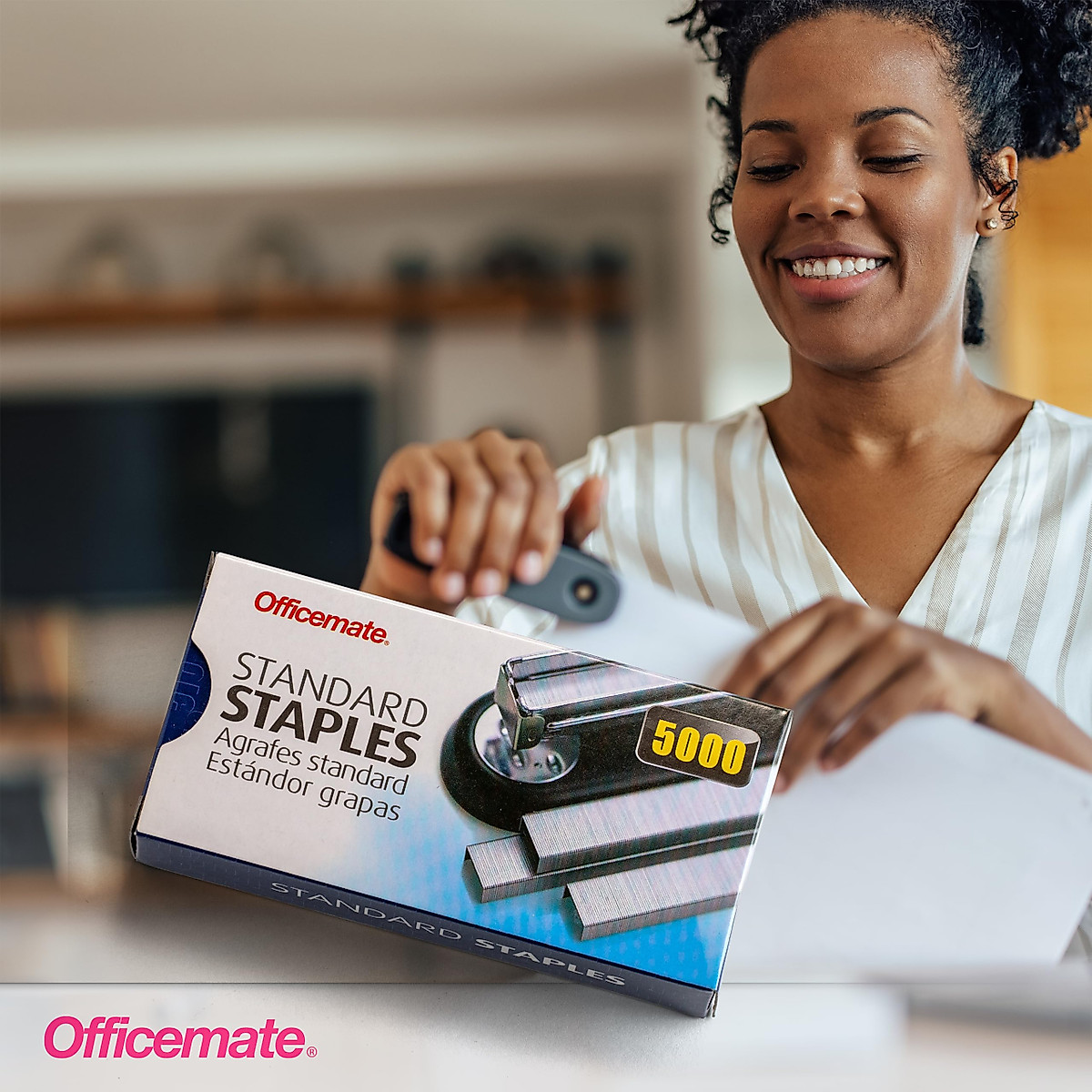 Officemate Standard Staples, 5 Boxes General Purpose Staple (91925)