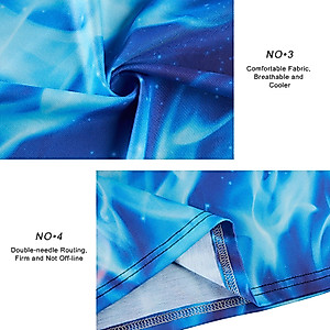 RAISEVERN Boys Dragon Shirts Summer Short Sleeve 3D Print T-Shirts Crewneck Cool Tees Tops Girls Shirt Blue Clothes Outfits Blue Size 9-11T