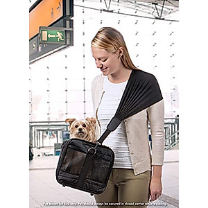 Sherpa Travel Pet Carrier Accessory, Comfort Strap, Black (56014)