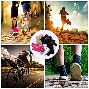 Wuonfsh 3pairs Neuropathy Socks , Ankle brace Socks and Tendonitis compression socks, Plantar Fasciitis, Neuropathy Pain- Brace For Women And Men（L-XL, black&white Gold）