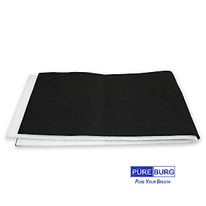 PUREBURG Replacement Filter Set Compatible with Austin Healthmate FR400 HM400 HM402 HM405 HM410 HM450 Air Purifiers,H13 HEPA Activated Carbon & Pre-Filter