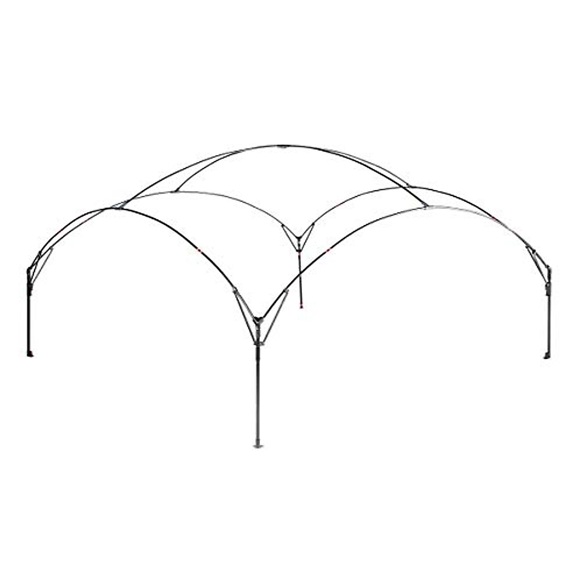 Coleman Gazebo, Fastpitch Shelter XL for Garden and Camping, Sturdy Steel Construction, Large Tent, Portable Sun Shelter with Protection SPF 50, White, XL - 4.5 x 4.5 m