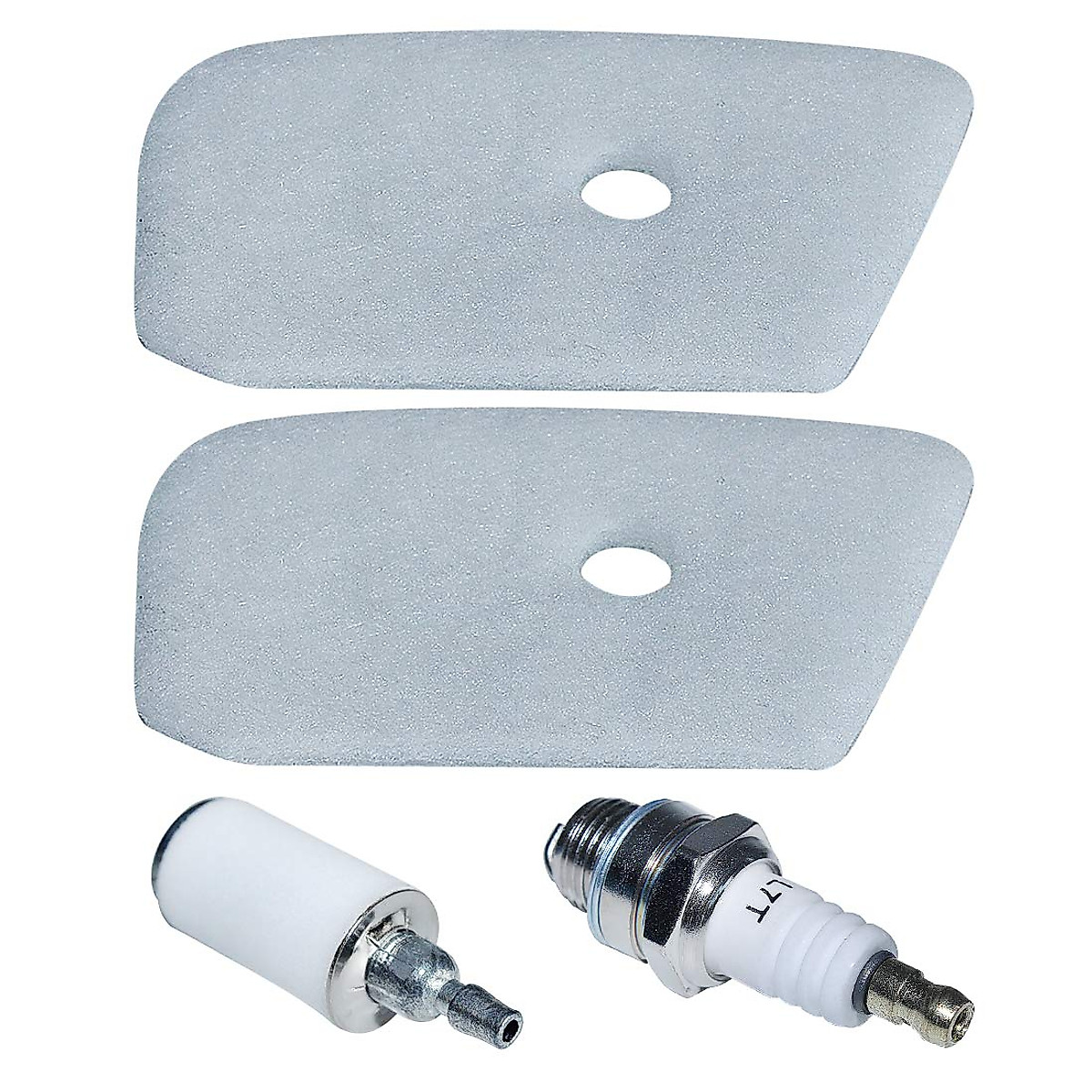 AUMEL 530150253 Air Fuel Filter w/Spark Plug Kit for Husqvarna 124L 125L 125C 125R 125RJ 128L 128LD 128LDX 128C 128CD 128R String Trimmer