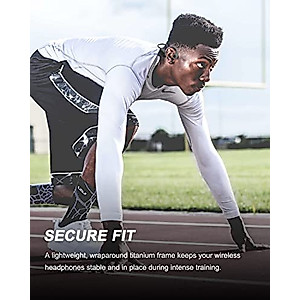 Bone Conduction Headphones, Upgraded Open Ear Headphones Bluetooth, IPX5 Waterproof Sport Bone Conduction Headphones Bluetooth with Mic for Running, Workout, Hiking, Cycling, Driving