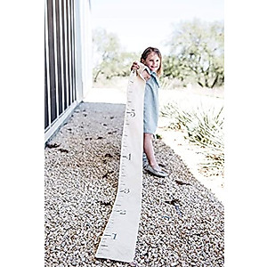 Canvas Growth Chart Ruler Fabric Natural Color Family Childrens Height Chart Measure Childs Growth Family Keepsake Kids Room Decor Nursery Wall Kids Measurement Chart Toddler Baby Growing Chart