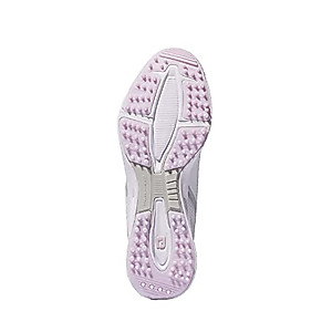 FootJoy Women's FJ Fuel Golf Shoe, White/White/Pink, 7.5