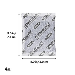 OXO Good Grips GreenSaver Carbon Filter Refills 4 Pack