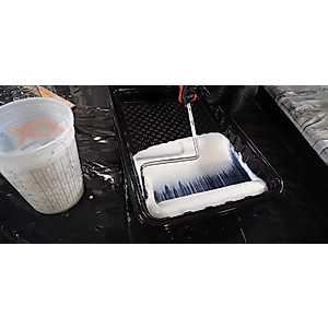 Microfiber Roller Sleeves 1/4" for Epoxy Resin, Painting, and More - No-Shed Nap Rollers Perfect for Woodworking, Home Improvement, Dry or Wet Application of Primer, Undercoat, Enamels