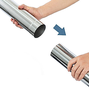 SoloWilder Wood Stove Pipe Flue Extension Stainless Steel Chimney, Diameter 2.36", 4 Straight with 1 Elbow(36cm/14.17in)