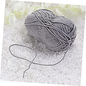 Fuzzy Yarn Cotton Line Blanket Yarn White Yarn Simple Doll Frosting Suite Dark Grey Knitting Yarn Cone Yarn Kit Fuzzy Yarn Knitting Yarn Cotton Yarn Acrylic Yarn Simply Soft Yarn