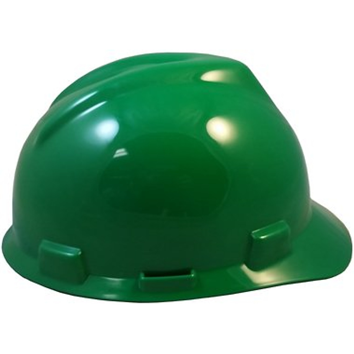 MSA V Cap Style Hard Hats w/FasTrac III Suspensions and Handy Tote Bag - Green