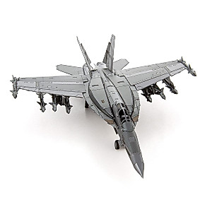 Metal Earth F/A 18 Super Hornet 3D Metal Model Kit Fascinations