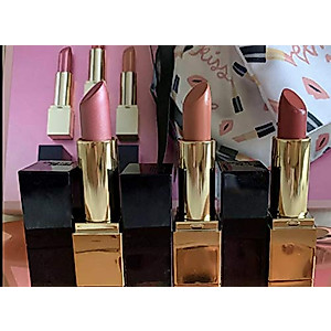 Estee Lauder for Sculpted Lips Trio Lipsticks Gift Set 3 Full Sizes 410 Dynamic, 110 Insatiable Ivory, and 221 Pink Parfait