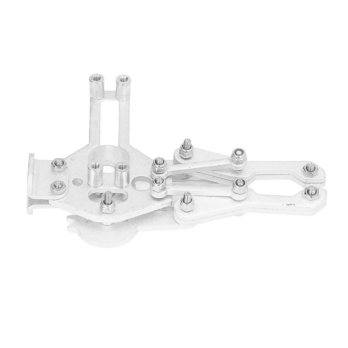 Robot Clamp, Mechanical Claw Arm Robot Clamp Aluminium Alloy High Strength Accessory Educational Science Kits for MG995 Servo, Childrens Electronics robot kit robot arm robot claw