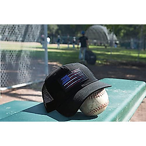 American Fish Flag Trucker Hats - Fishing Gifts for Men - Outdoor Snapback Fishing Hats Perfect for Camping and Daily Use