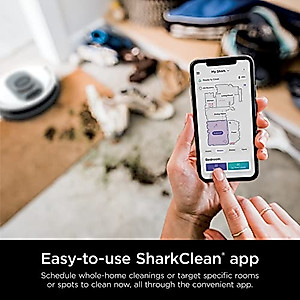 Shark AI Ultra Voice Control Robot Vacuum with Matrix Clean Navigation, Home Mapping, 60-Day Capacity, Self-Empty Base for Homes with Pets (Silver/Black)