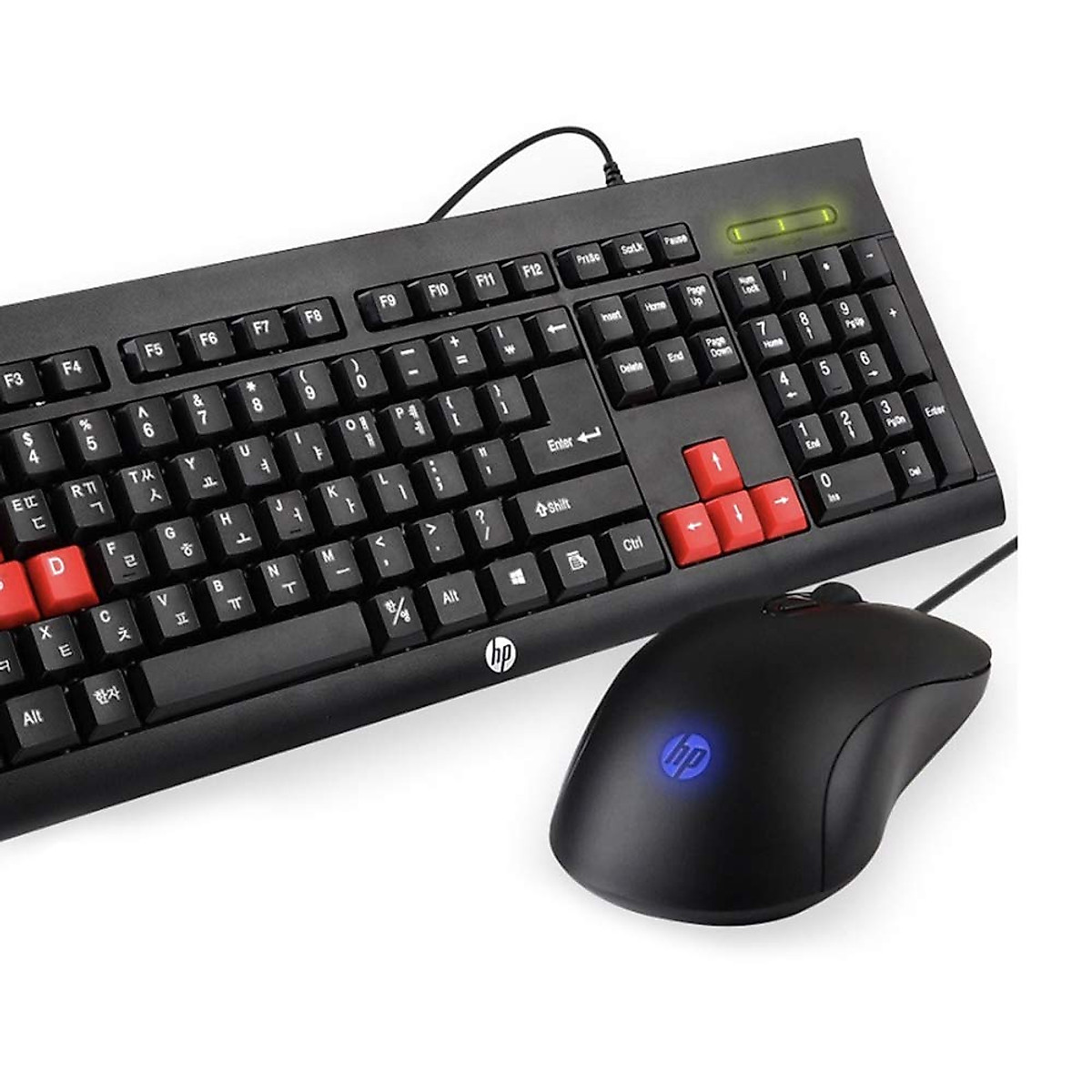 TULGIGS Gaming Wire Keyboard + Mouse + Keyskin, Silicon Keyboard Cover
