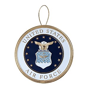 Allied Products Air Force Heroes Series Holiday Ornament - Officially Licensed Air Force Medallion