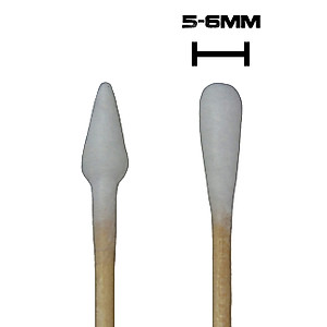 (Tapered and Regular Tip) Type-III 100pc Gun Cleaning 6 Inch Double Sided Cotton Swabs