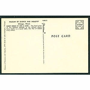 Colleen Moore Fairy Castle Miniature Round Table King Arthur Museum Chicago Postcard