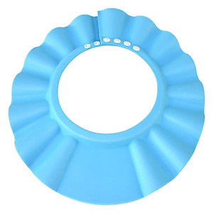 LOHOME(TM) Safe Shampoo Shower Bathing Protect Soft Cap Hat for Baby Children Kids (Blue)
