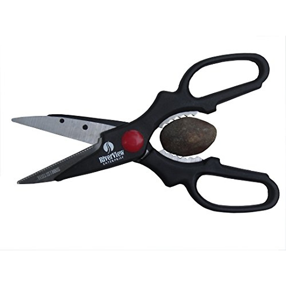 Very Sharp Multi Purpose Scissors - Reinforced Blade Shears, Left and Right Handed for kitchen sewing garden